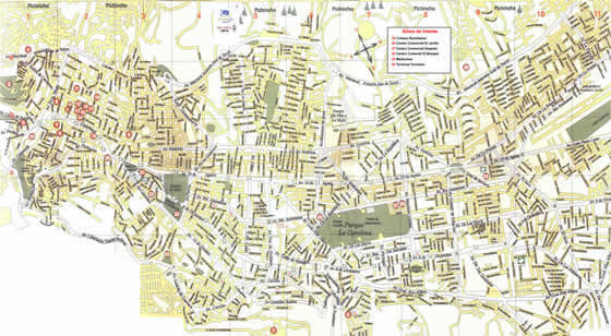 Map of Quito